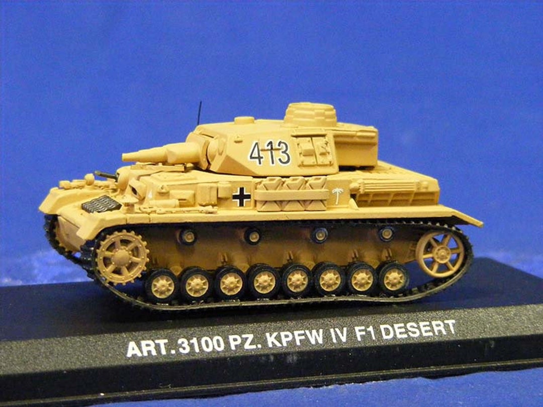 CDC Armour - Panzertank KPFZ IV F1 Desert 1:72 Scale - Etsy