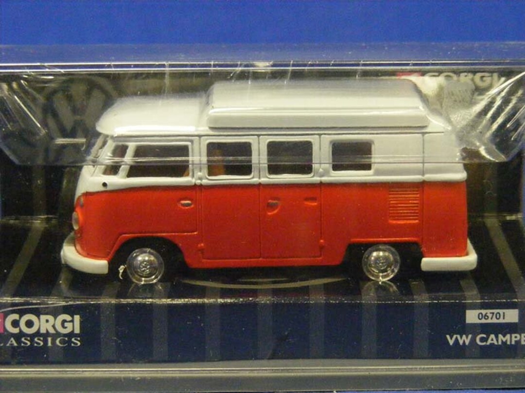 Volkswagon Camper Vermillion 1:50 Scale Diecast Model by Corgi - Etsy