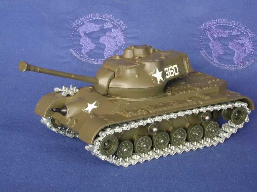 Patton Tank Olive Drab- Comes With Original Box - Solido 1:50 Scale ...