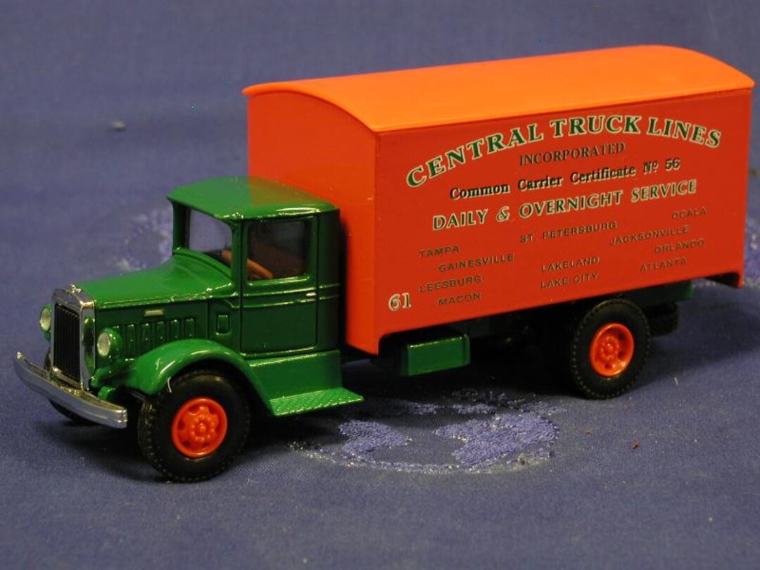 Mack BM Box Van - Central Truck Lines - 1:64 Scale Diecast by Hartoy - Etsy
