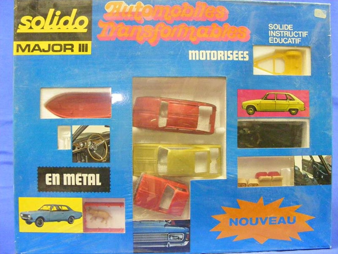 Solido Major Lll Set -with Car, Pickup , Trailer and Cattle Corral, 1: ...