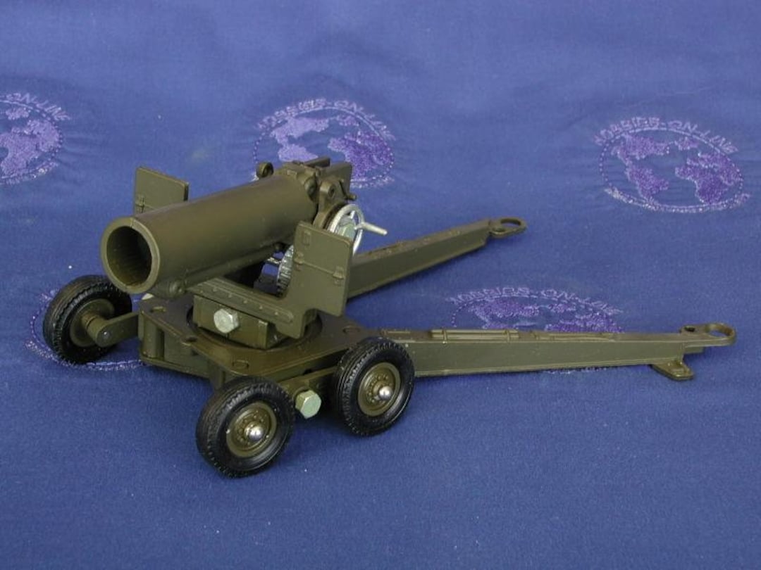 250 MM Howitzer Gun (metal Wheels) - Solido 1:50 Scale Diecast Model ...
