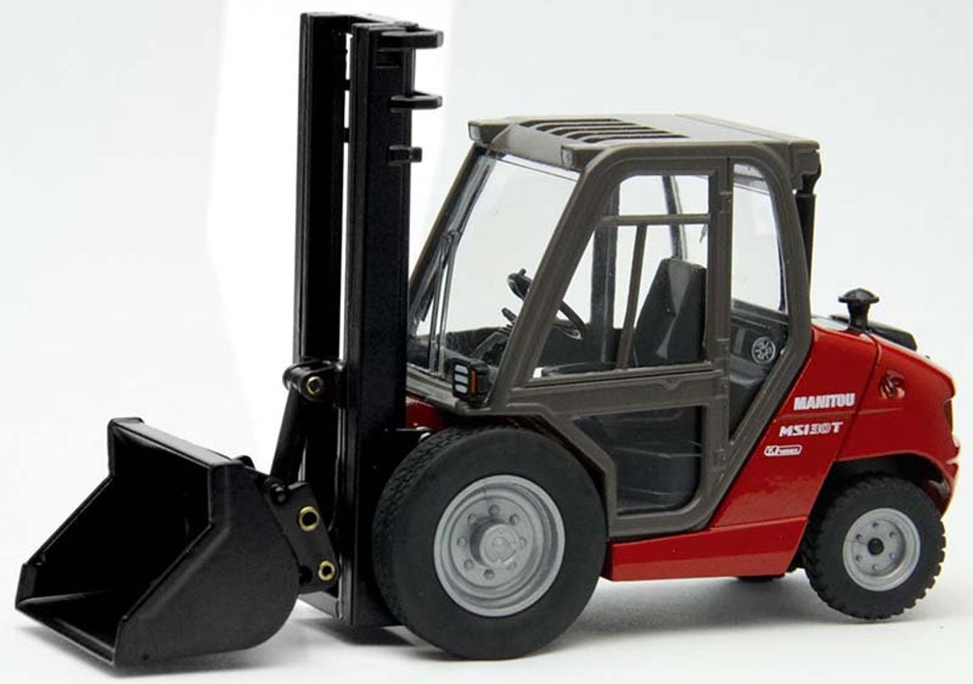 Manitou MSI-30T K Series Forklift With Bucket - Joal 1:32 Scale Diecast Model - Etsy