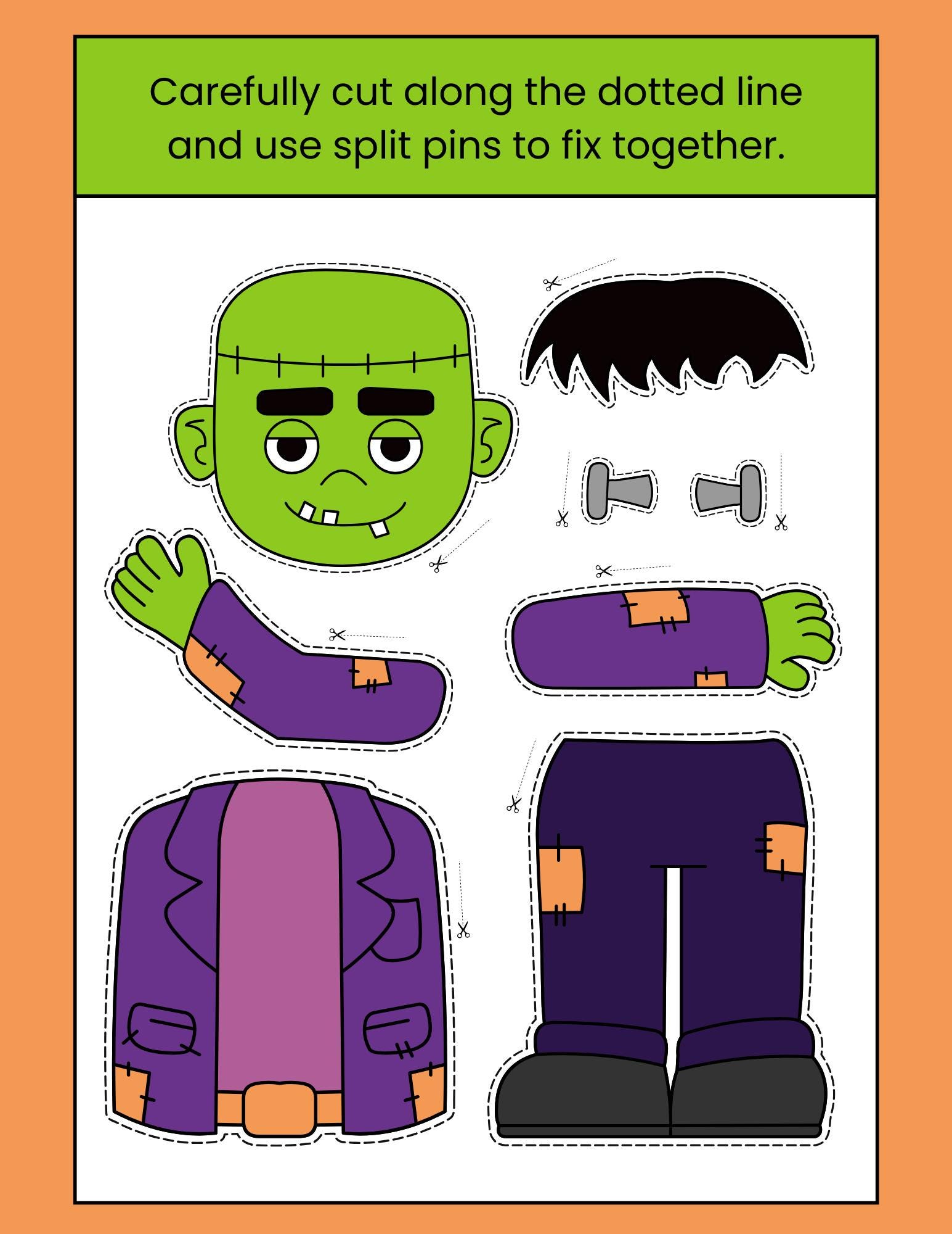 No-prep Halloween Craft Bundle 15 Printable Activities for Kids DIY ...