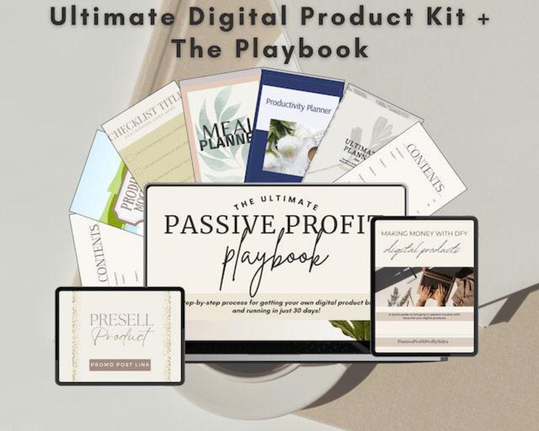 Beginner Digital Product Launch Kit for Passive Income With Done-for ...