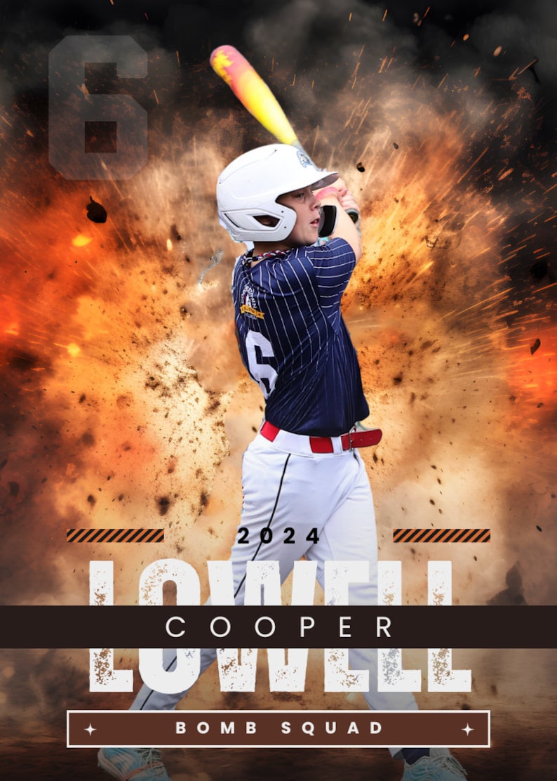 Baseball Card Templates Canva Bundle - Baseball Drip Edition - Etsy