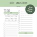Minimalist to Do List Template Organize Tasks, Habits, & Goals INSTANT ...