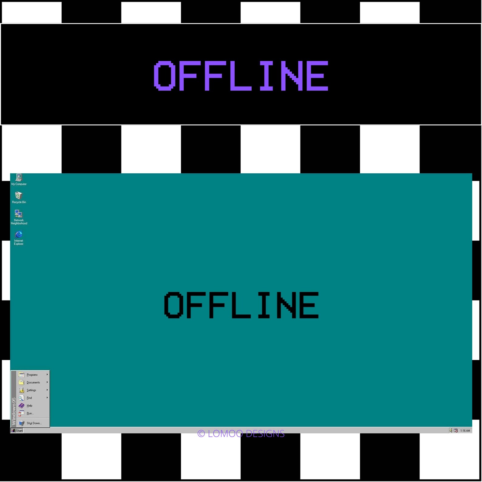 3 Animated Retro 90s Aesthetic Computer Twitch Stream Overlays Starting ...