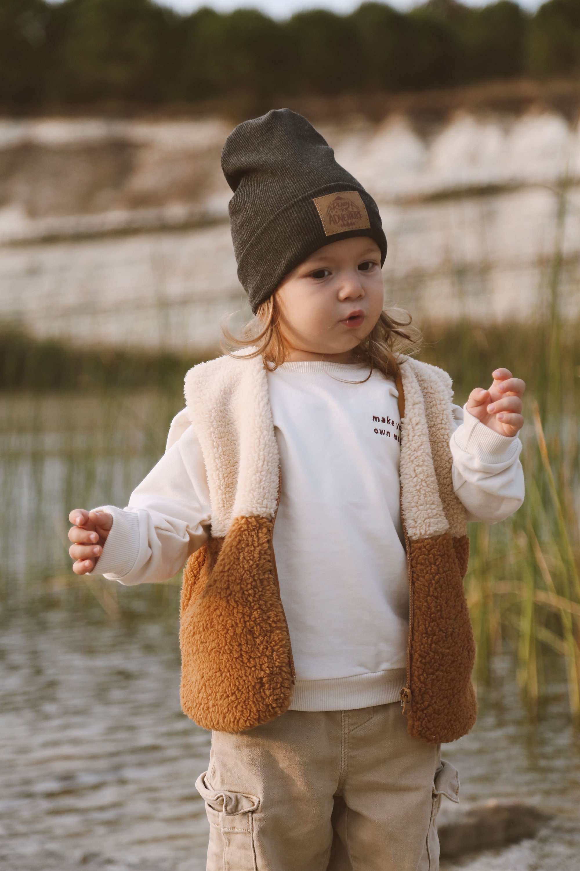 Teddy Vest Teddy Warm Vest Winter Vest Boys Girls Fleece Unisex - Etsy