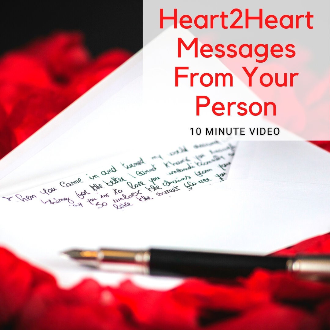 Heart2heart Love Messages From Your Person - Etsy