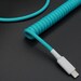 Teal Green Ocean Custom Coiled Keyboard Cable - Etsy