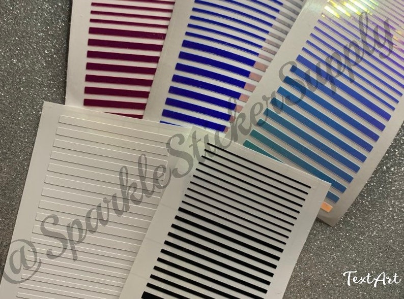 Striping Tape Lines Grid Nail Art Stickers Decals - Etsy