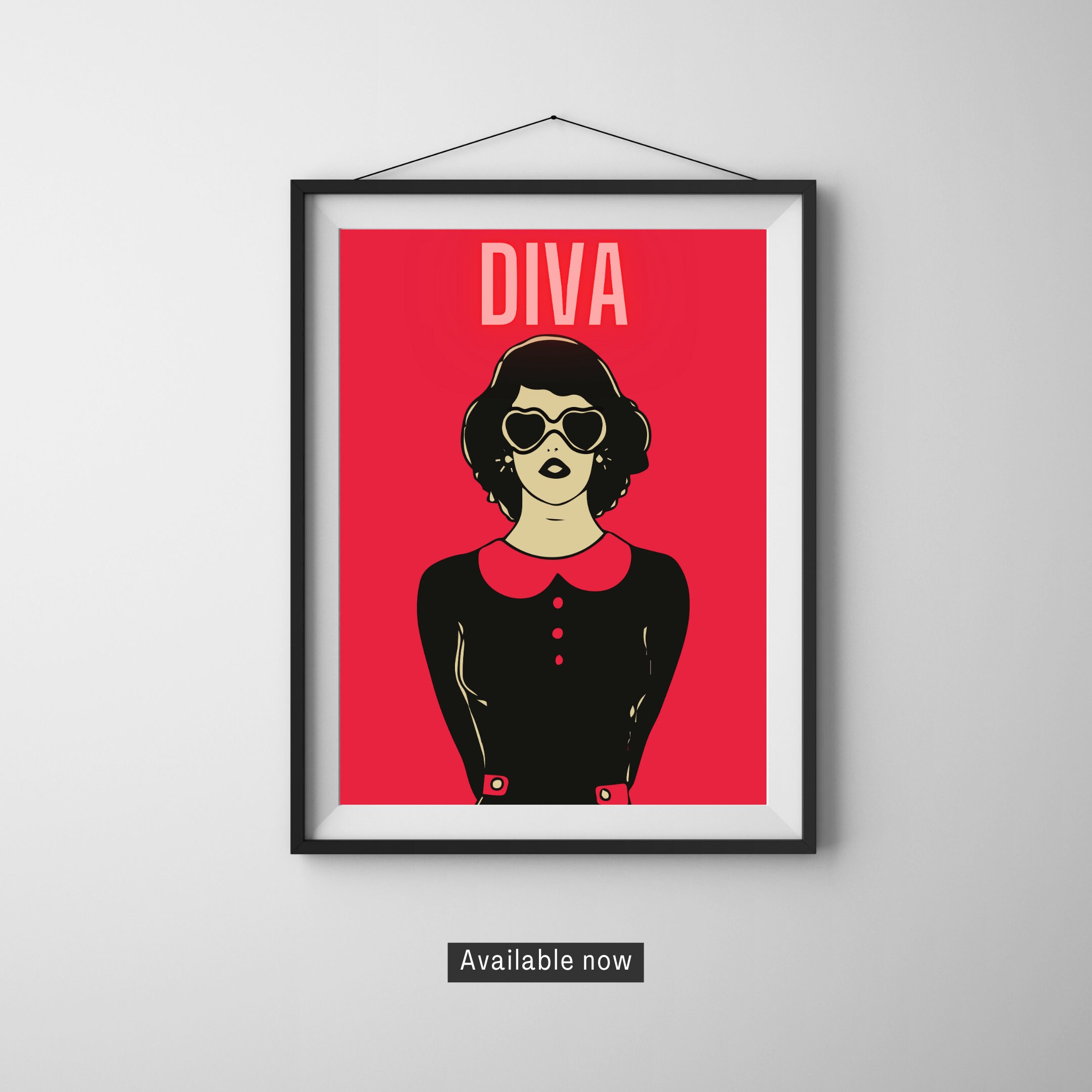 Diva Art Bundle, Digital Download, Wall Art, Digital Print, Home Decor ...
