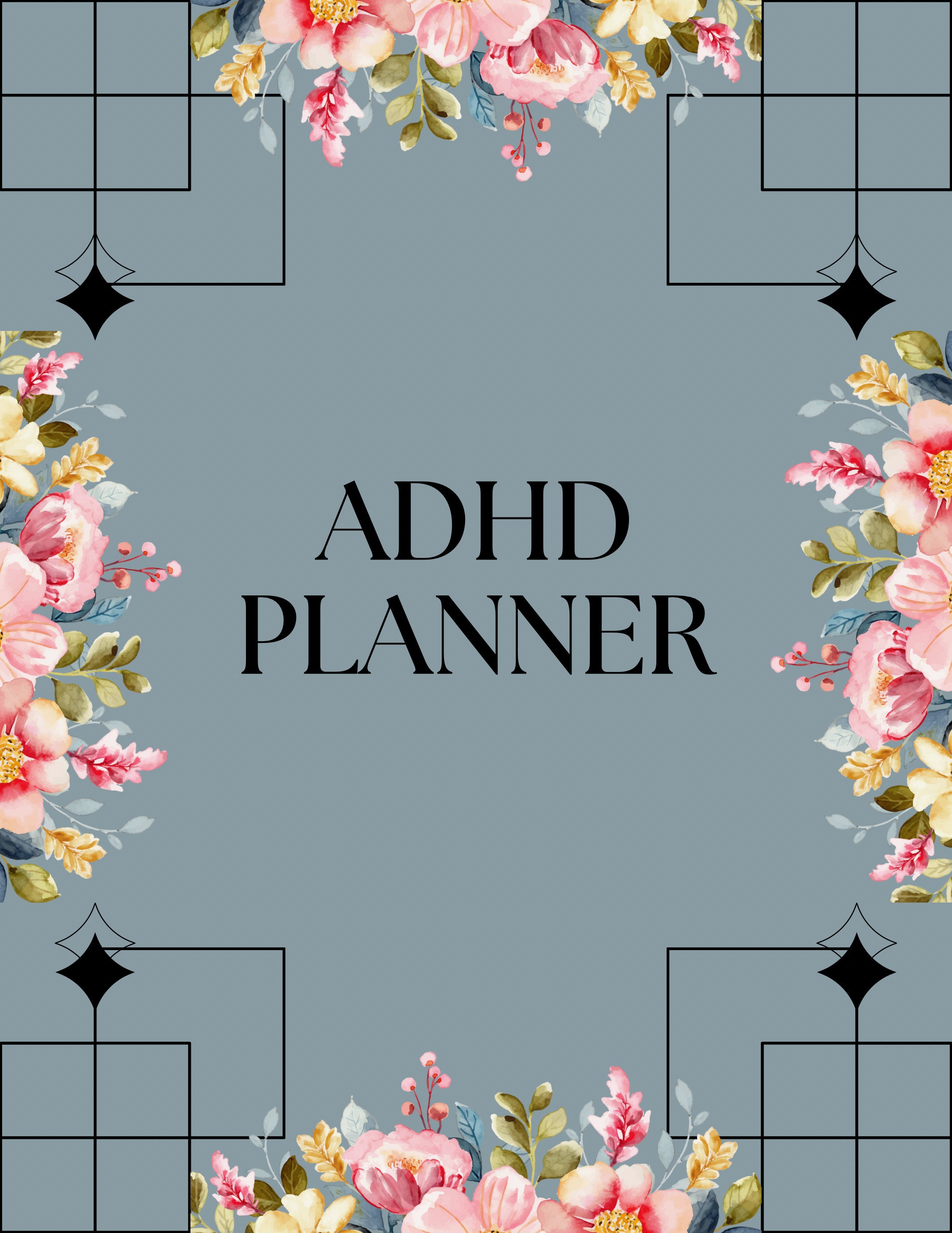 Adhd Planner, Adhd Journal,adhd Organizer,adhd Workbook,adhd Work ...