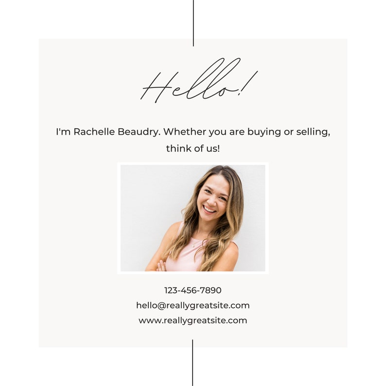 About Me Realtor, About Me Page, Real Estate Bio, About Me Template ...