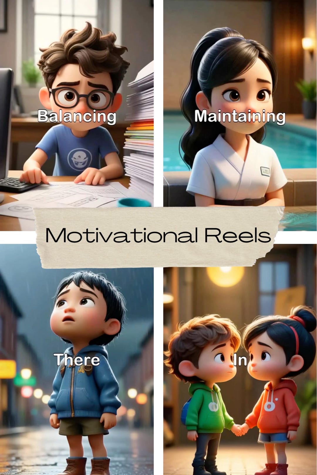 Cartoon Picture Motivational Reels for Tiktok,reels,viral Motivation ...