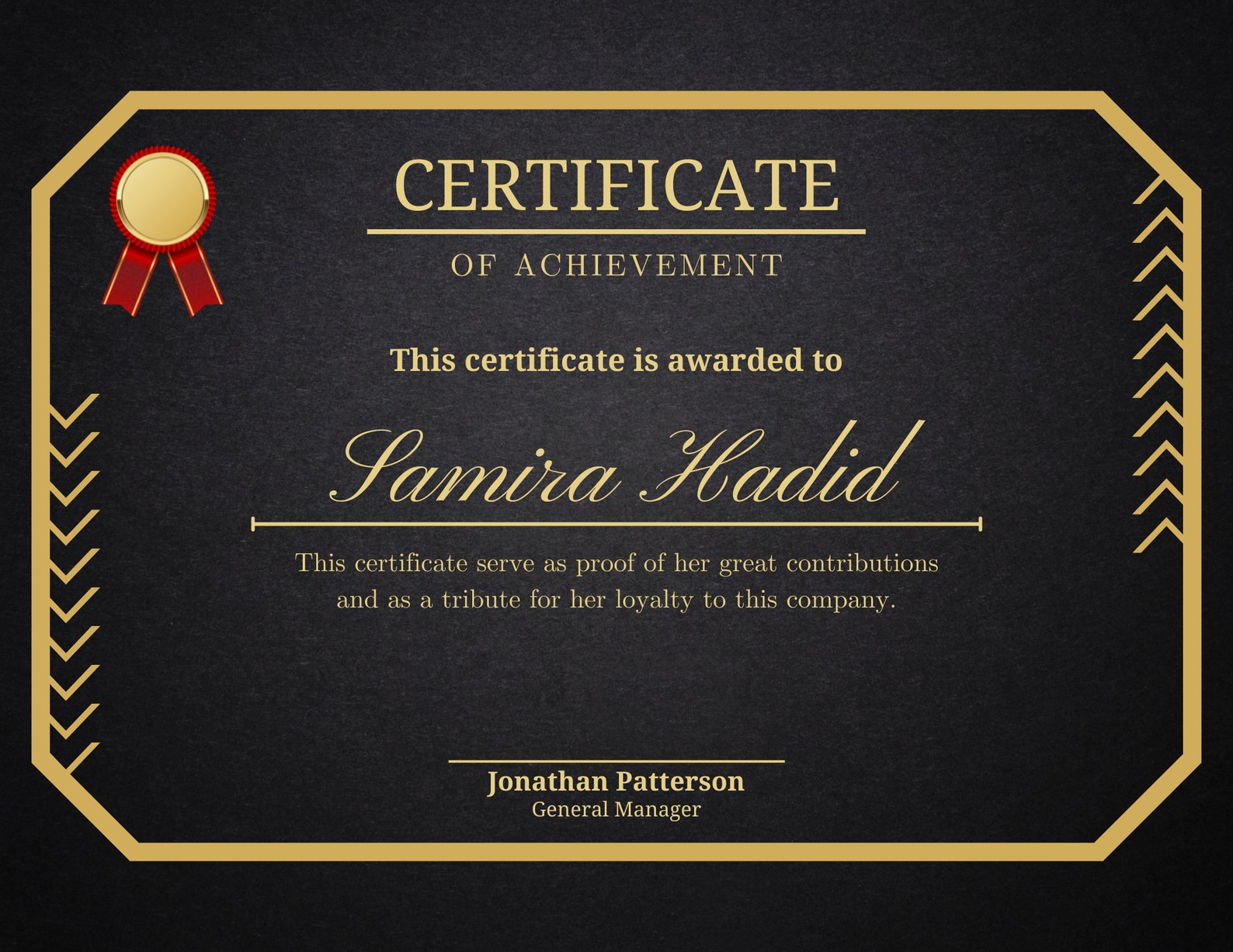 EDITABLE Certificate, Corporate Award, Certificate Template, Blank ...