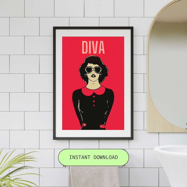 Diva Art Bundle Digital Download Wall Art Digital Print - Etsy
