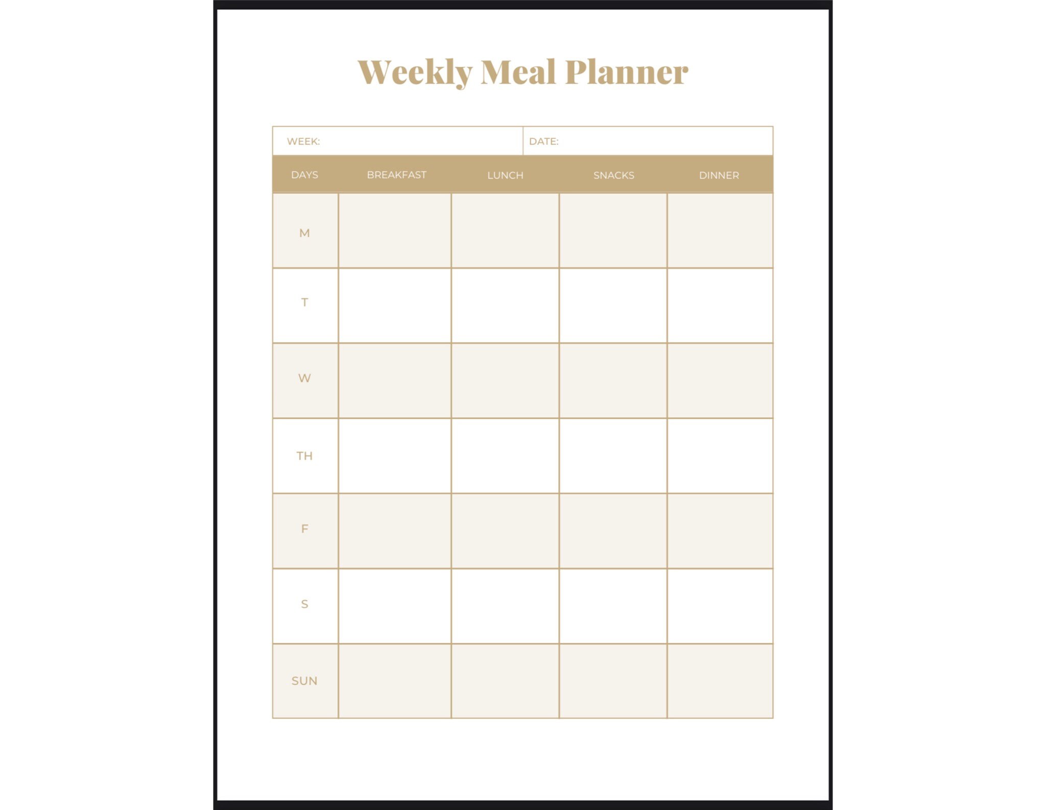 EDITABLE Weekly FAMILY PLANNER Command Center | Family Planner ...