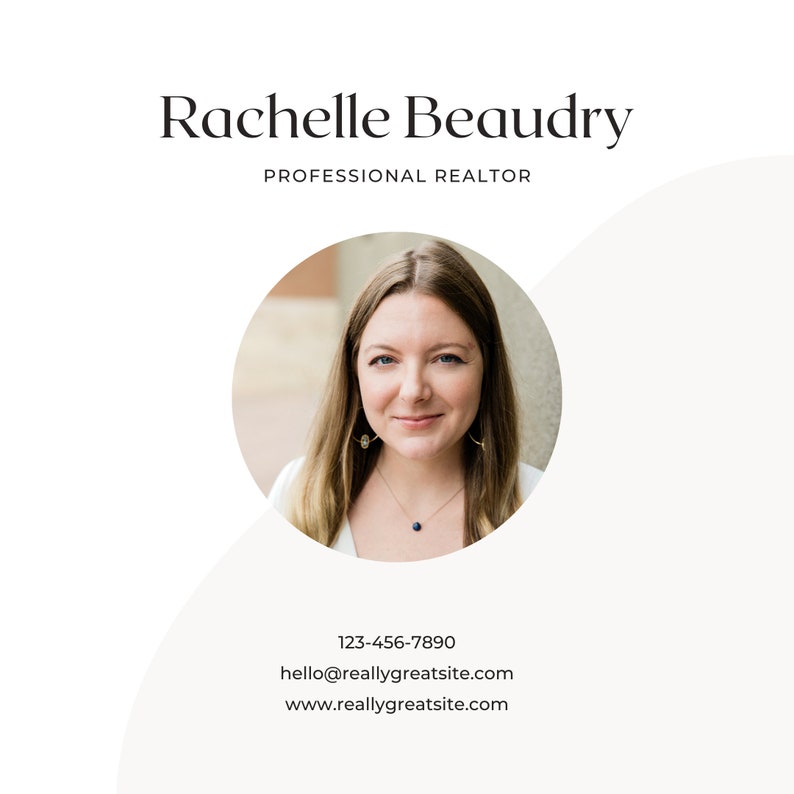 About Me Realtor, About Me Page, Real Estate Bio, About Me Template ...