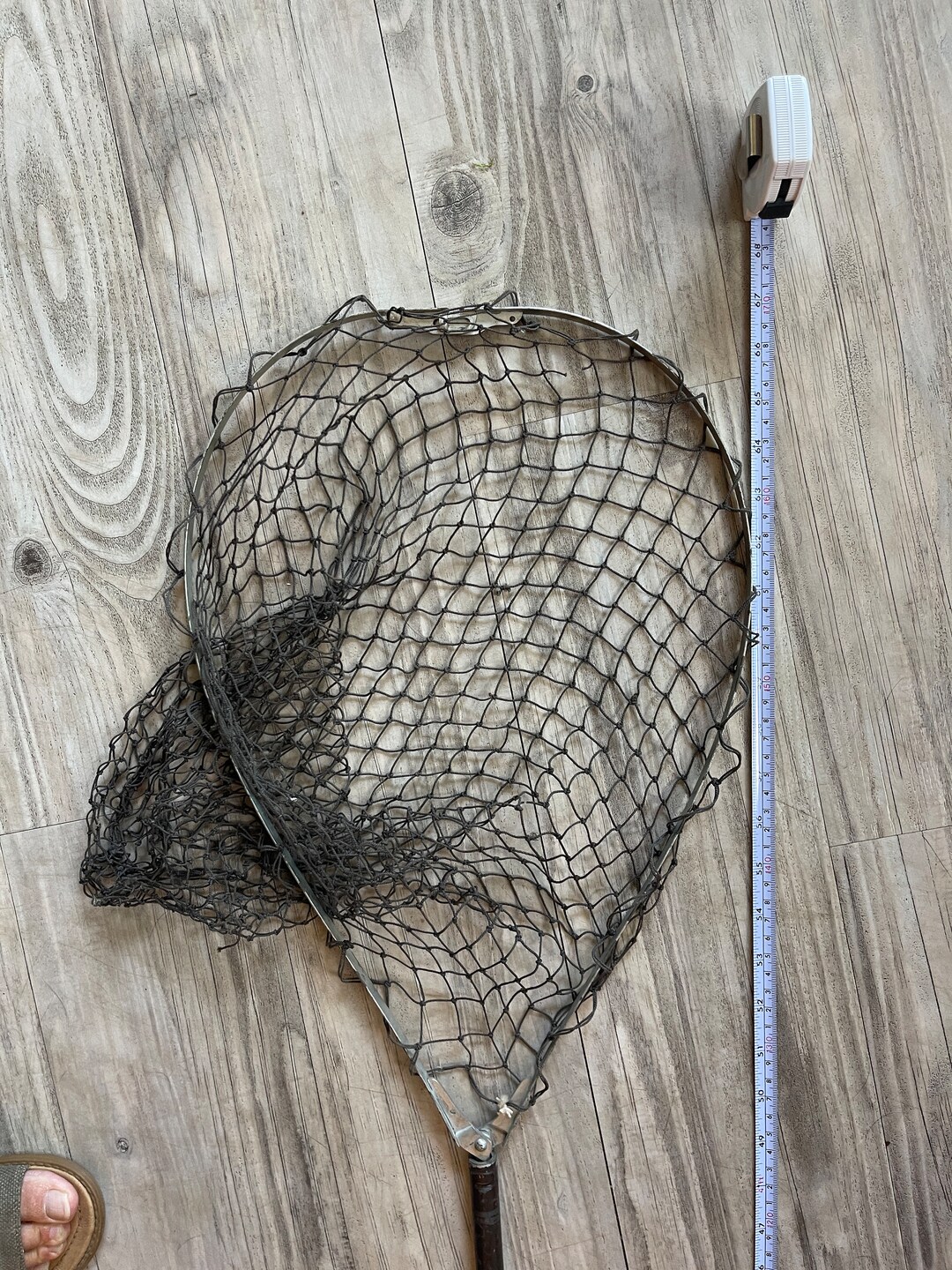 ANTIQUE VINTAGE Collapsible Fishing Net Unique From Atlantic - Etsy