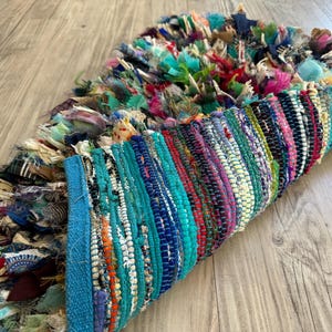 Hippie Retro RAG RUG Colorful Handmade Funky Fun - Etsy