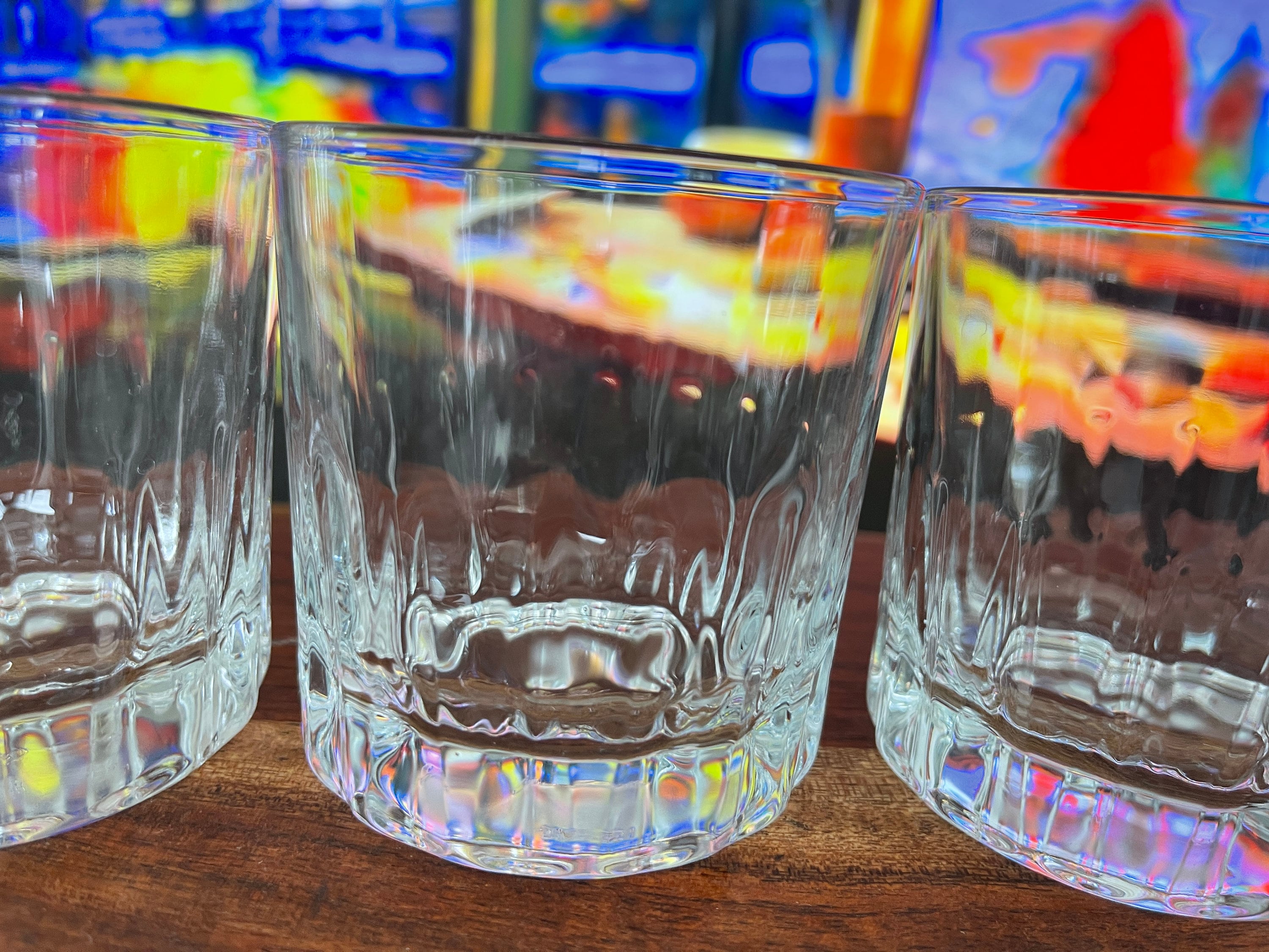 Classic Heavy Vintage Style Modern Cut Design Set of 4 Old Fashioned ...