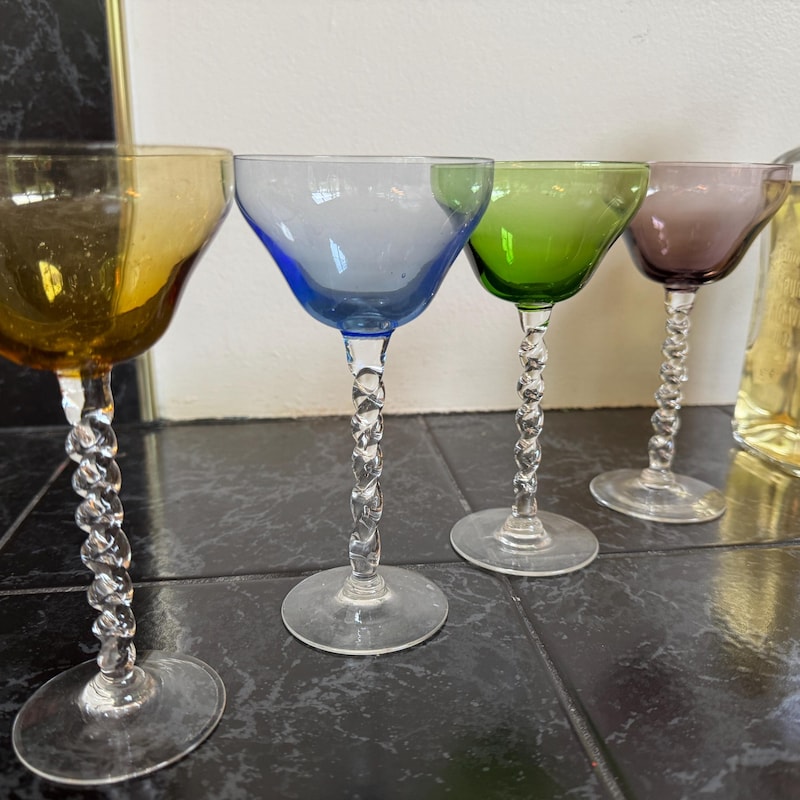 Mini Stem Cordial Glasses - Etsy