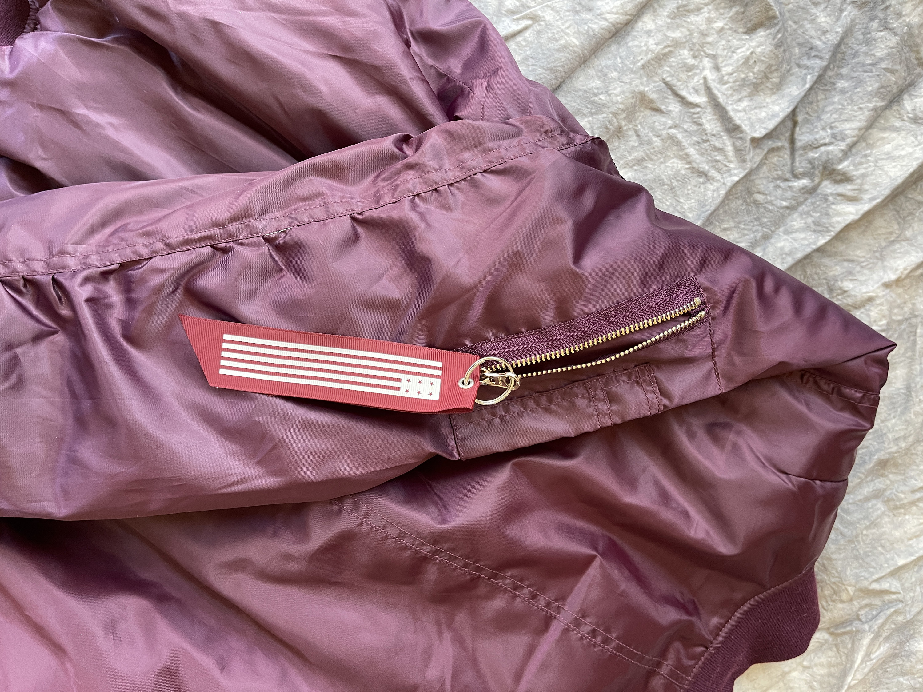 Vintage Red Fox Braided Wine Color Jacket Coat Size Large Retro New ...