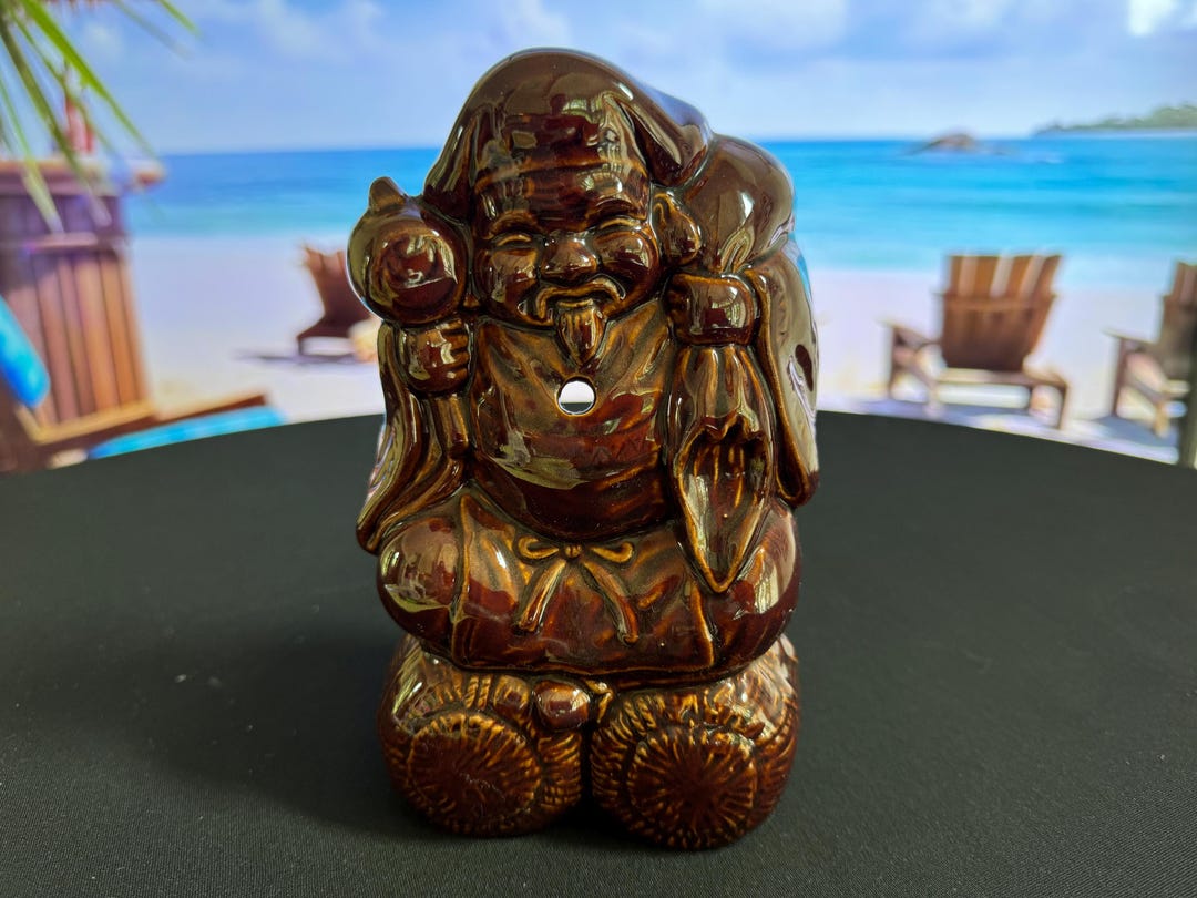 Vintage Japan Tiki Mug Buddha Benihana Style Mai Tai Cocktail Hurricane ...