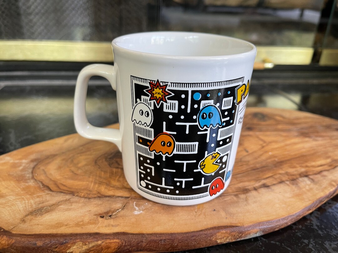 Coffee Mug PAC MAN Vintage Video Game Chomp Chomp Game - Etsy