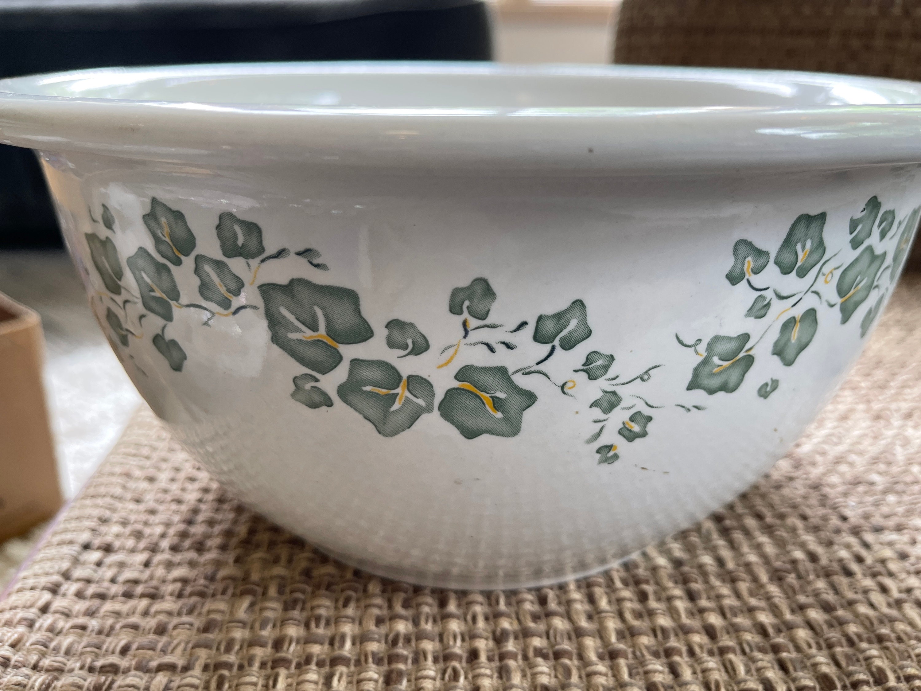 Two Corelle Bowls Callaway Ivy Pattern Mixing Bowl One Quart - Etsy