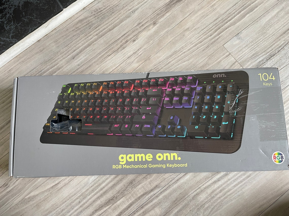 New in Box GAME ONN Gaming Keyboard 104 Keys - Etsy