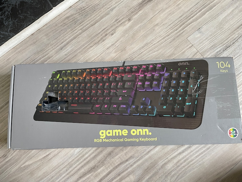 New in Box GAME ONN Gaming Keyboard 104 Keys - Etsy