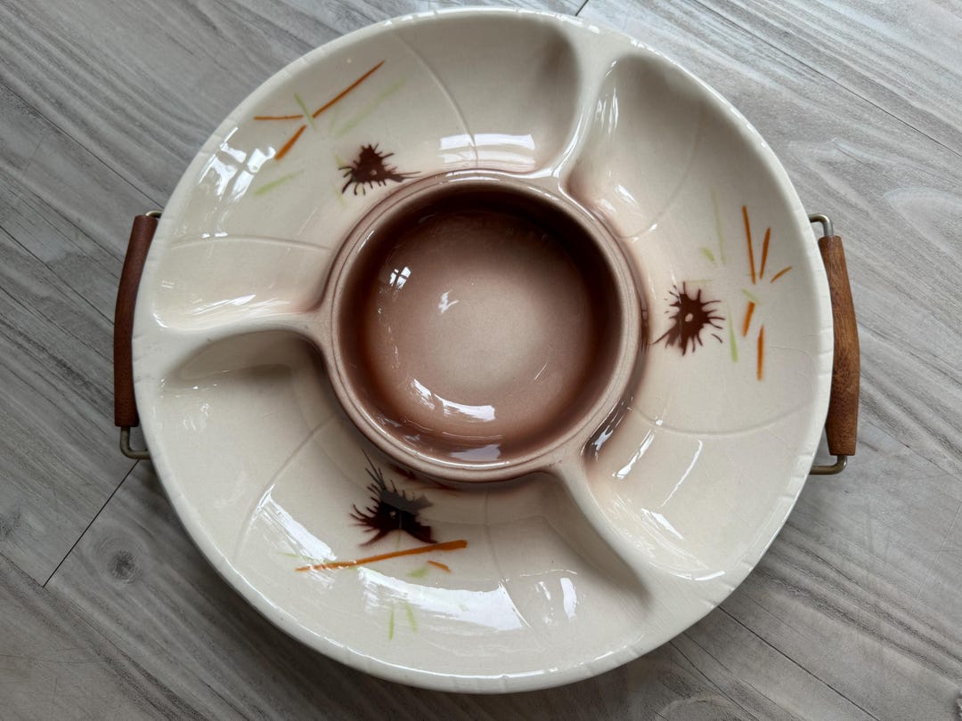 Retro Mid Century Lane & Co Van Nuys California Pottery 1961 Divided ...