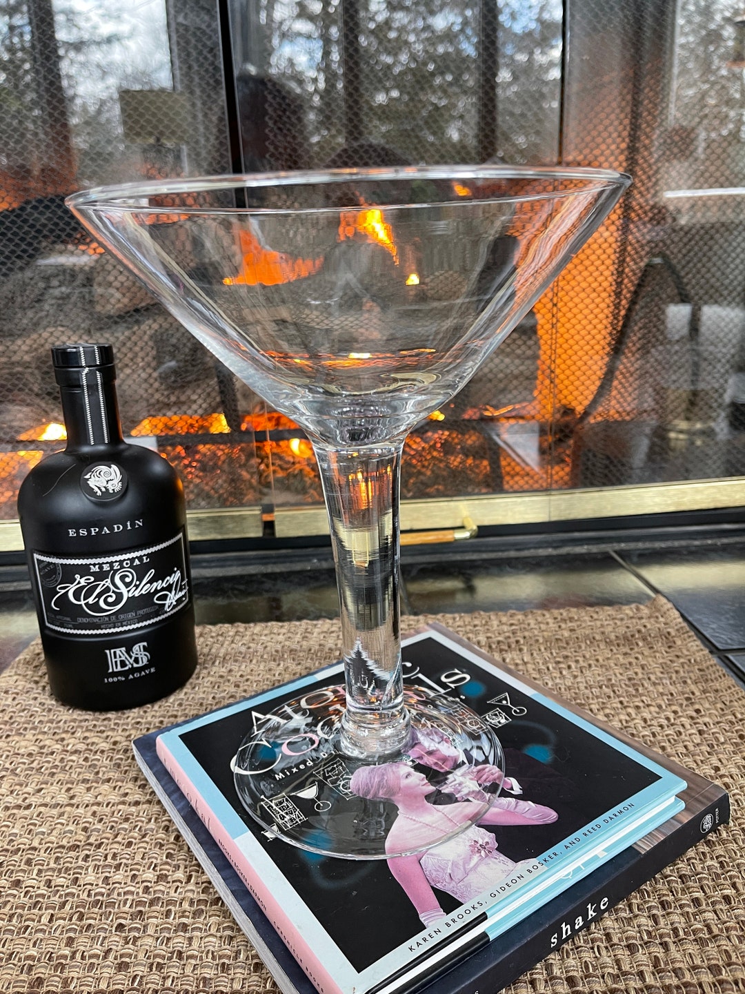 10 INCH TALL Glass Mega Party Birthday Huge Martini Coupe - Etsy