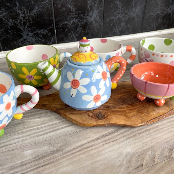 Whimsical Teapot - Etsy