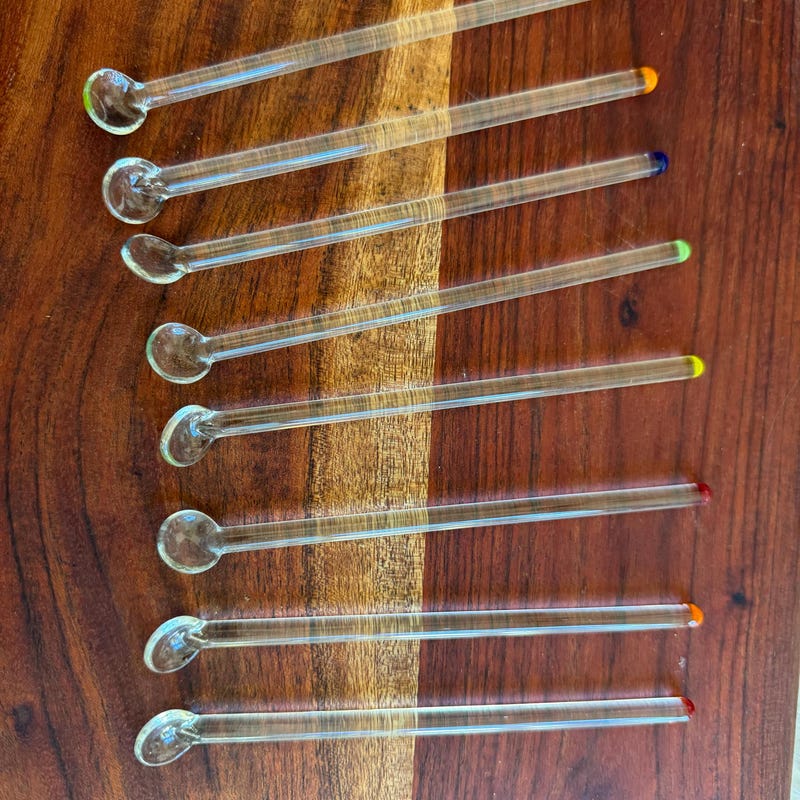 Glass Stir Sticks - Etsy