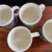 Vintage GEESE GOOSE Honk Honk Set 4 Drinking Coffee Cup Mug Blue Ribbon ...