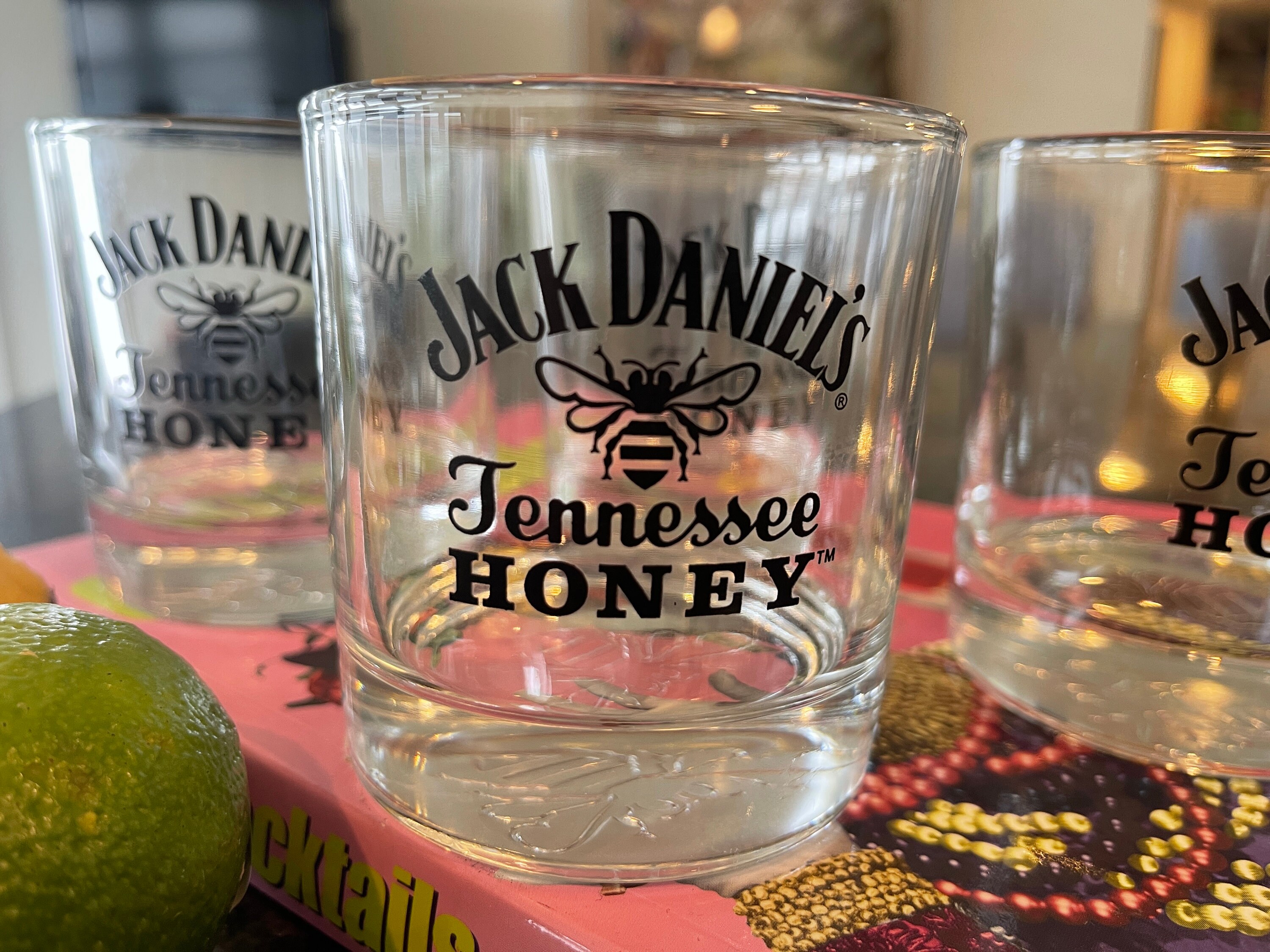Vintage Jack Daniels Tennessee Honey Rocks Glasses Set 4 - Etsy