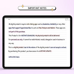 Black and White Sticky Note Insert for Planner, Shape Widget Insert ...