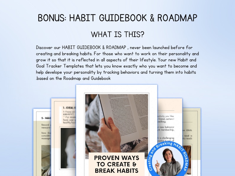 Atomic Habits Template: Habit Tracker & Guidebook (PDF Pattern A4 Size ...