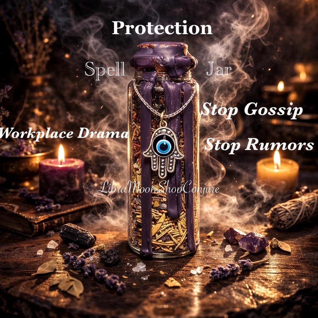 Protection Spell Jar for Evil Eye | Stop Gossip and Jealousy ...
