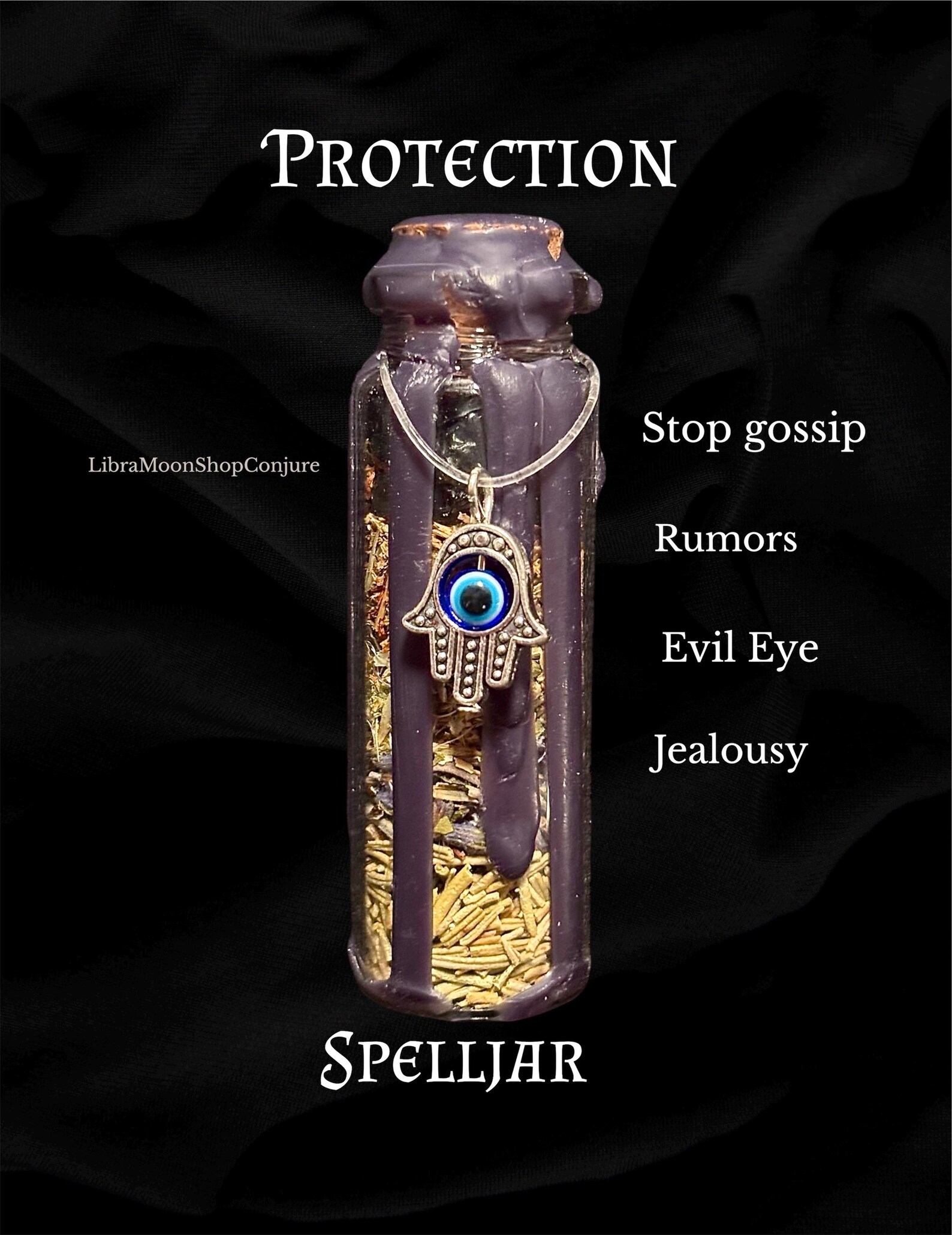 Protection Spell Jar for Evil Eye | Stop Gossip and Jealousy ...