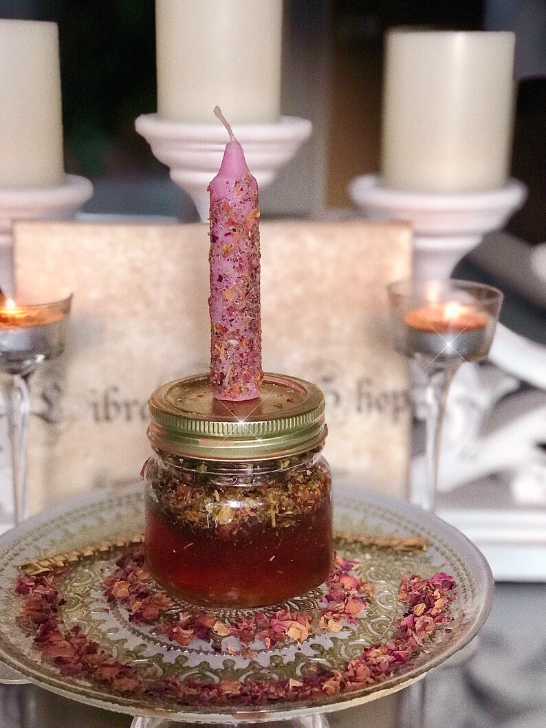 2 Pink Love Candles | Reconciliation | Love Spell | Self Love ...