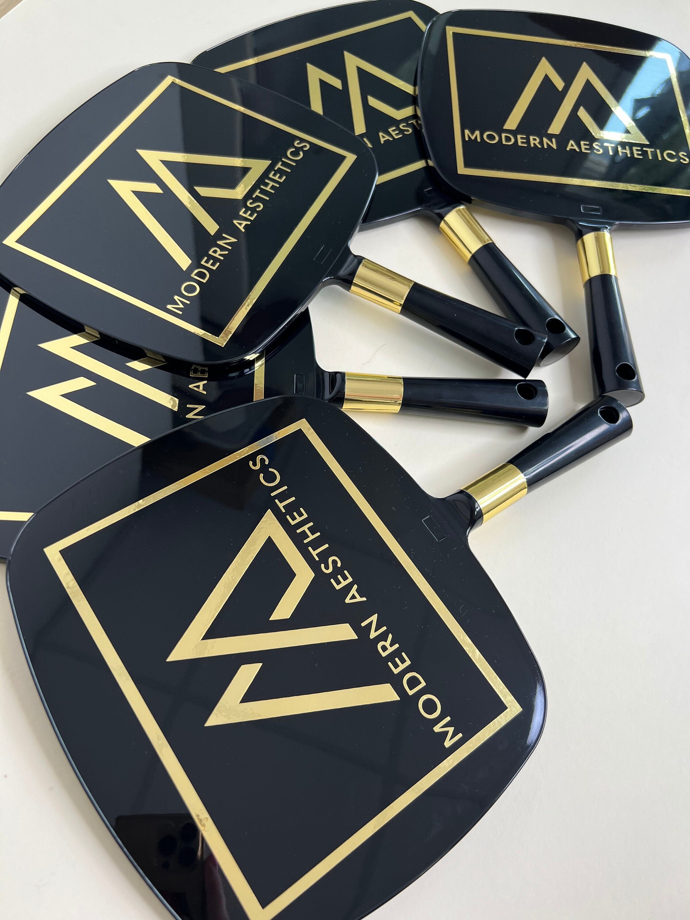 Personalised Logo Mirror Handheld Mirror Beauty Hair - Etsy UK