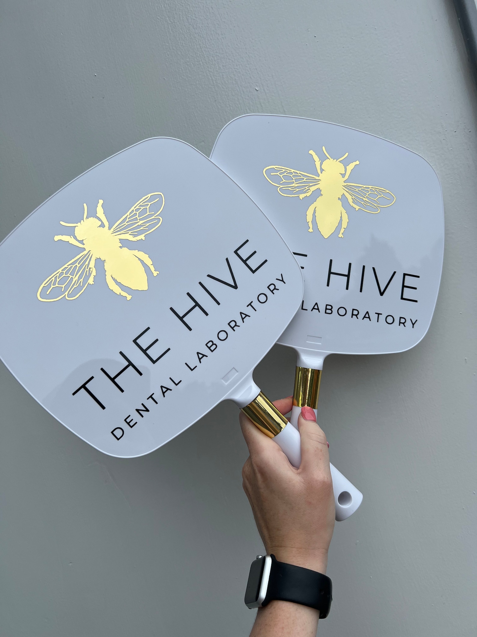 Personalised Logo Mirror Handheld Mirror Beauty Hair - Etsy UK