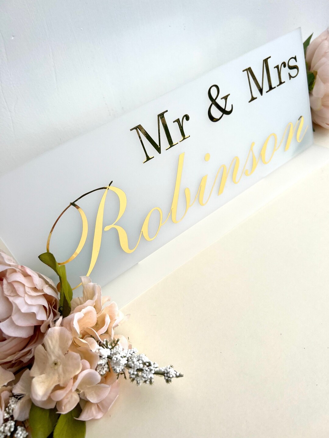 Top Table Sign | Wedding Sign | Acrylic Sign | Big Day | Wedding Gift ...