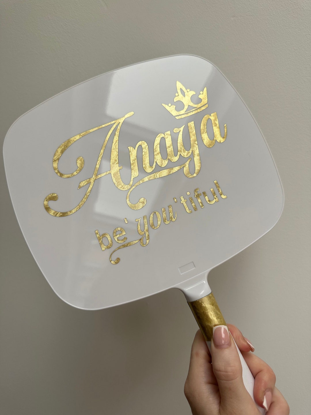 Personalised Name Mirror Handheld Mirror Gift Ideas Christmas Gifts ...