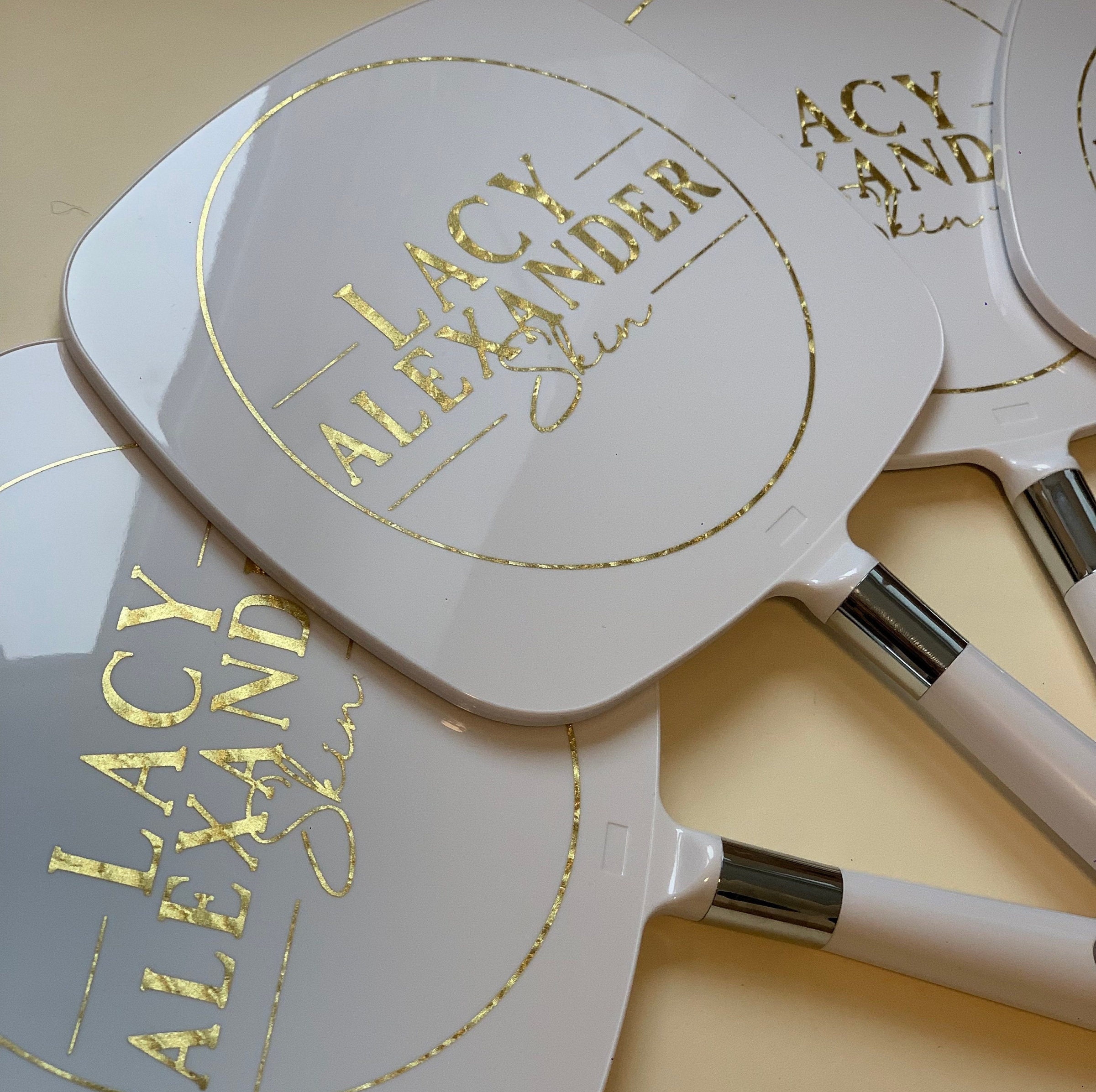 Personalised Logo Mirror Handheld Mirror Beauty Hair - Etsy